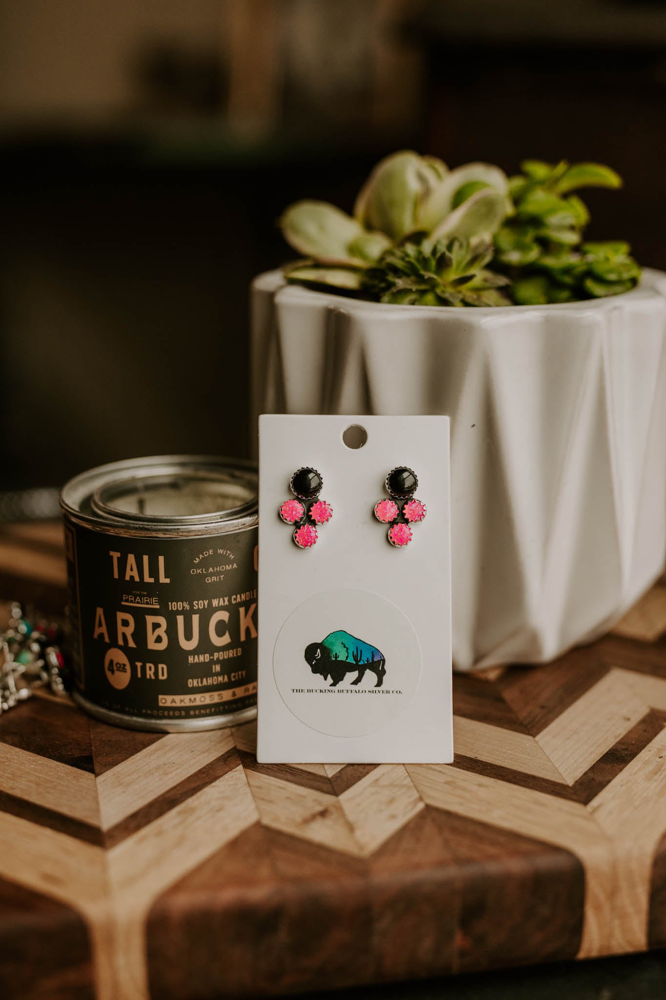 Stacked Studs – The Bucking Buffalo Silver Co.